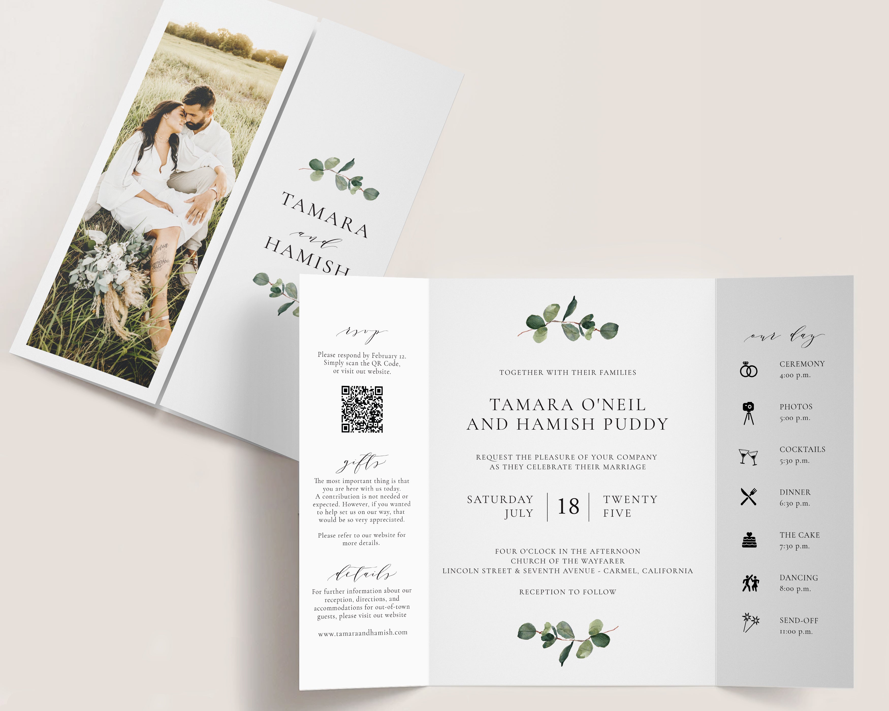 Why Gatefold Invitations are "the new black" – Studio Nellcote